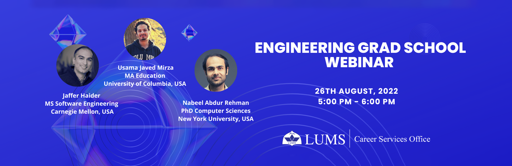 Attend CSO’s Higher Education Webinar Series | Welcome to LUMS
